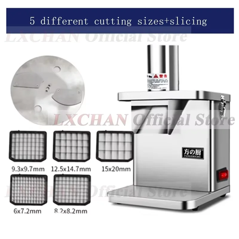 LXCHAN-Commercial-Electric-Vegetable-Cube-Cutting-Machine-Fruit-Slicer ...