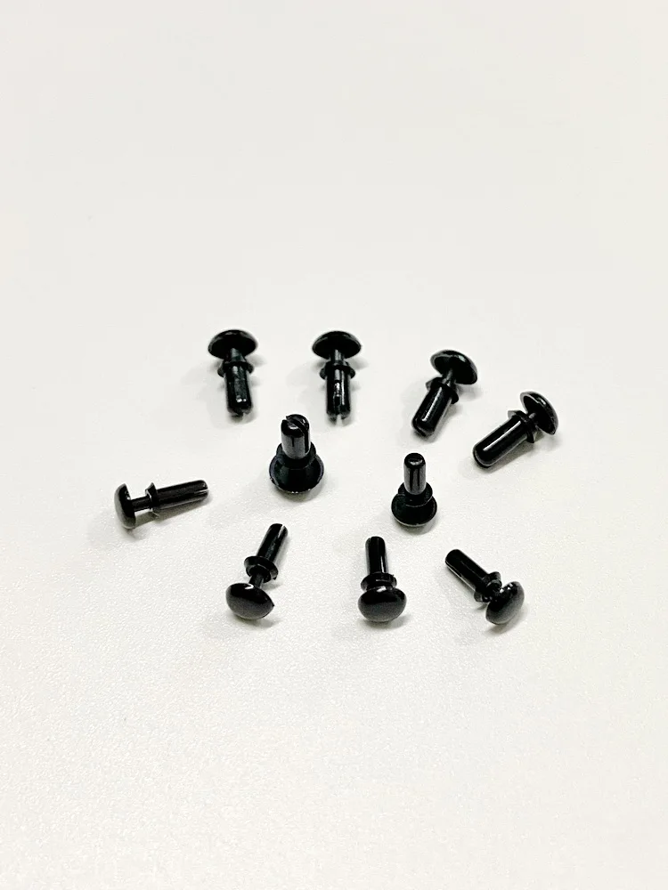 Nylon 66 Material Black White Fasteners Plastic Expansion Nails PCB ...
