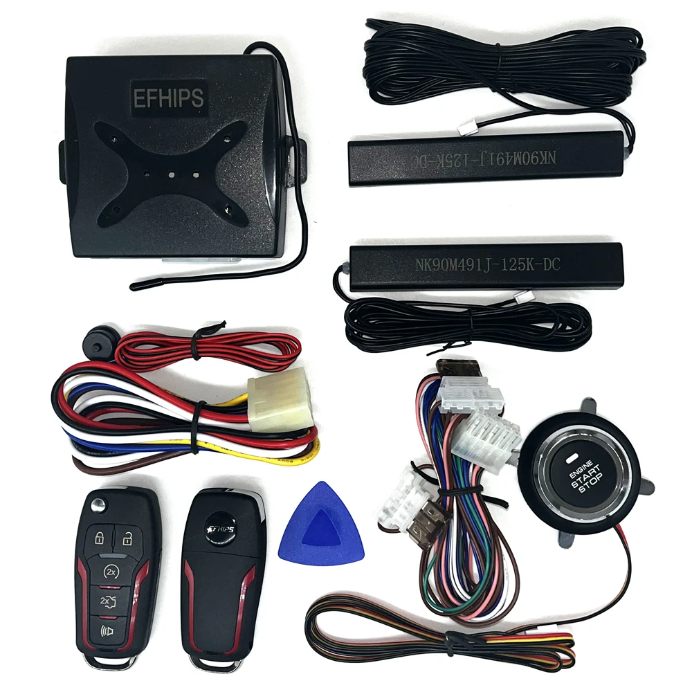New automatic start-stop keyless entry system engine start alarm system ...