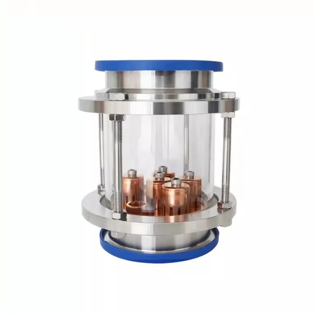 4-Distillation-Lens-Column-With-Copper-Bubble-Platte-Sets-Tri-Clamp ...