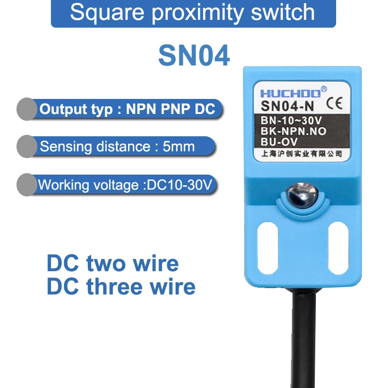 Proximity-Switch-Metal-Limit-SN04-Sensor-Square-Waterproof-NPN-PNP-NO ...