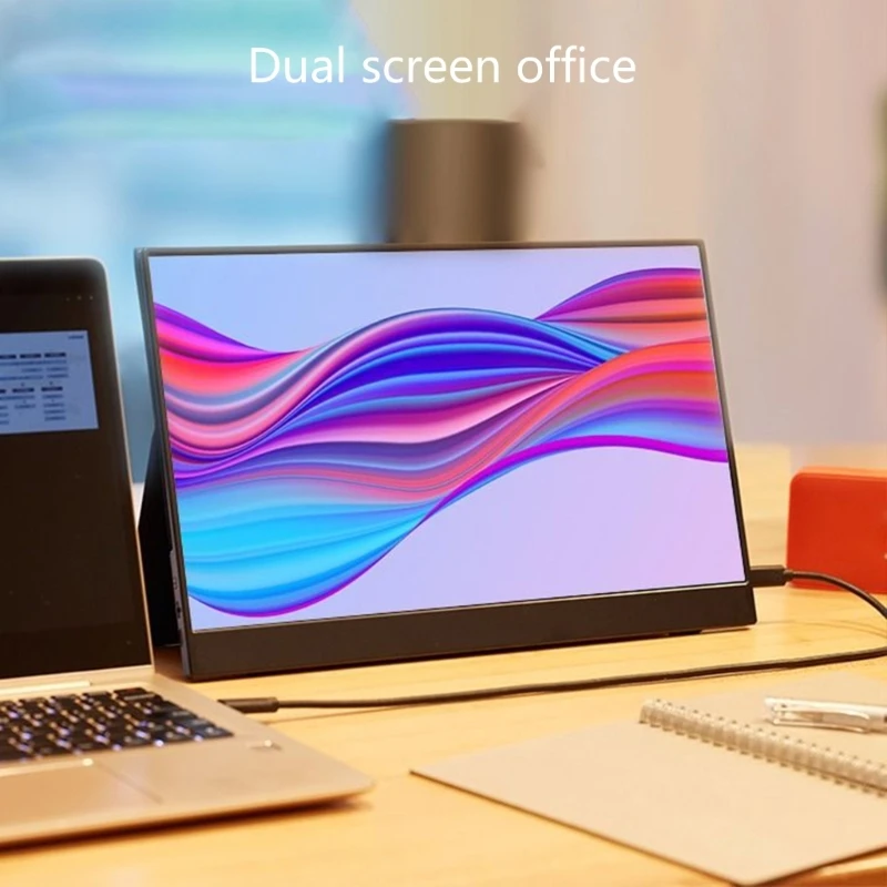 Portable Monitor 15.6 Inch Full HD 1080P USB Type-C Computer Display ...