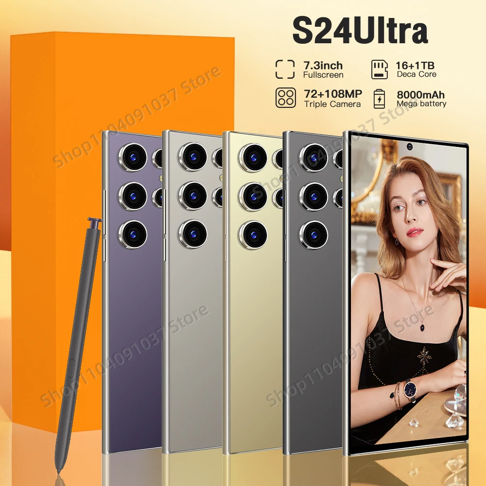 S24-Ultra-Android-Mobile-Phone-7-3-HD-Screen-Smartphone-Original-Dual ...