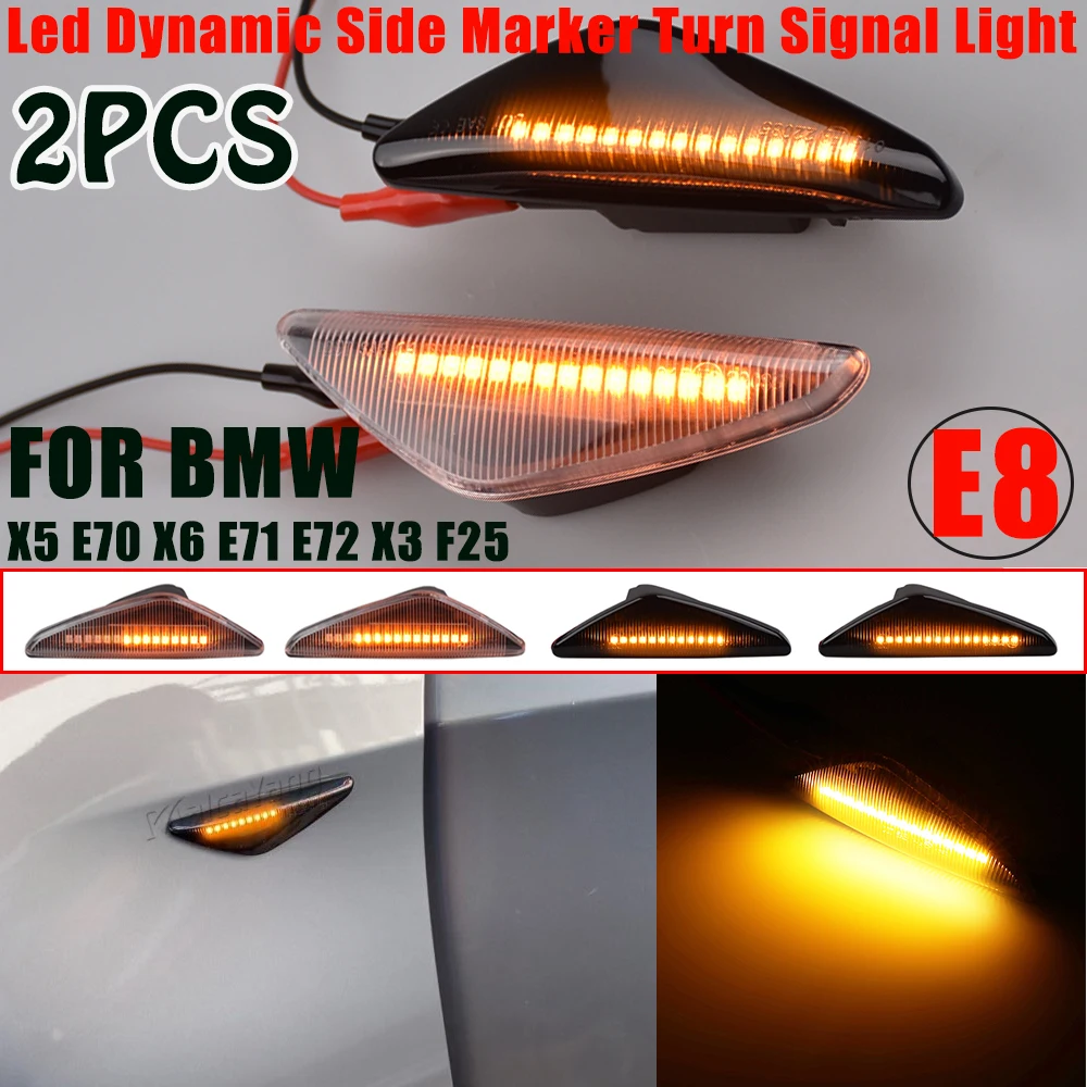 Car-Side-Blinker-Marker-Lamp-2-Pieces-Flowing-Repeater-Signal-Lights ...