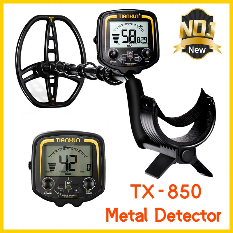 Metal-Detector-TX-850-Professional-Gold-Detectors-Depth-2-5m-Search ...
