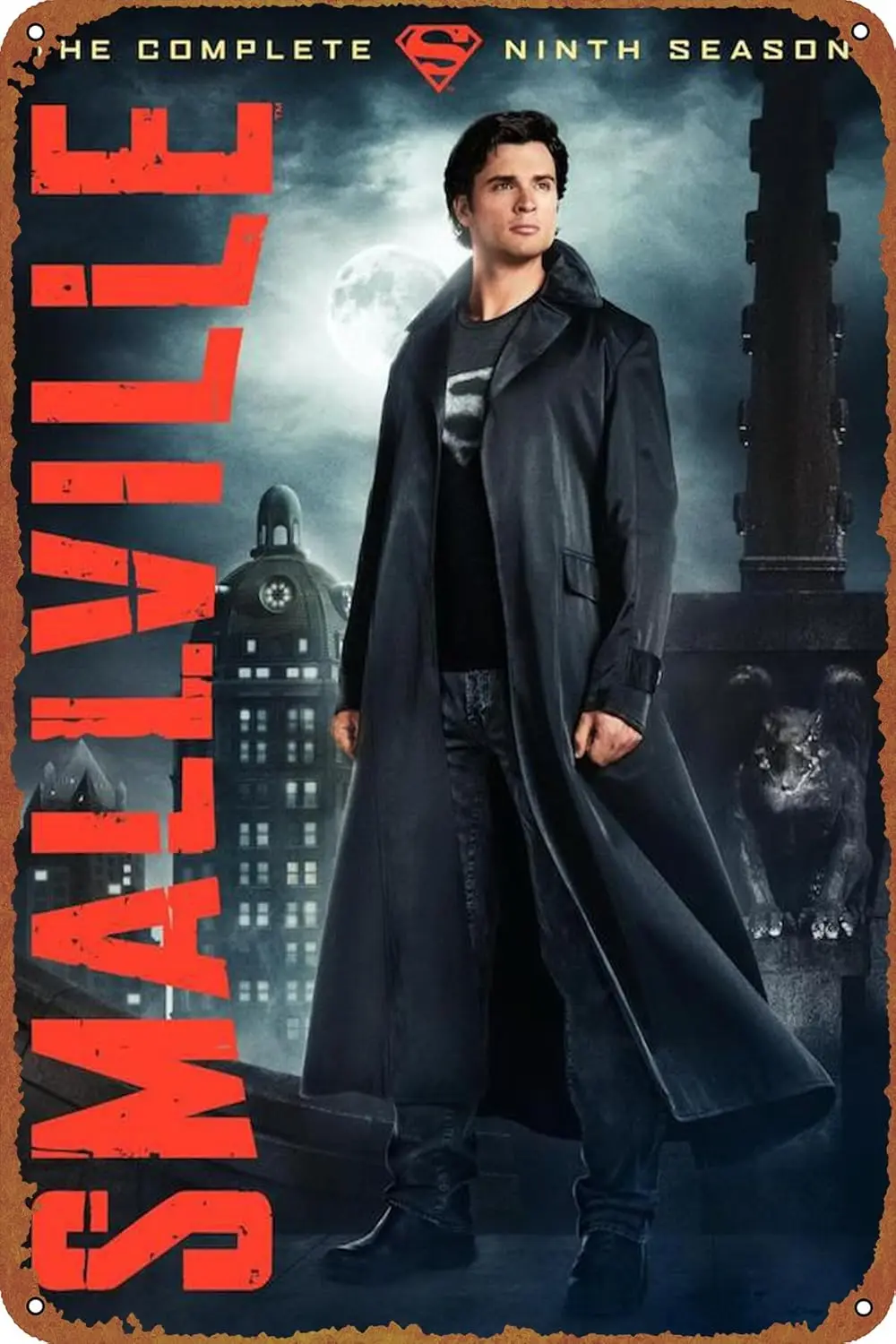 Smallville Tin Sign Retro Metal Movie Poster Art Wall Home Decor 8x12 ...