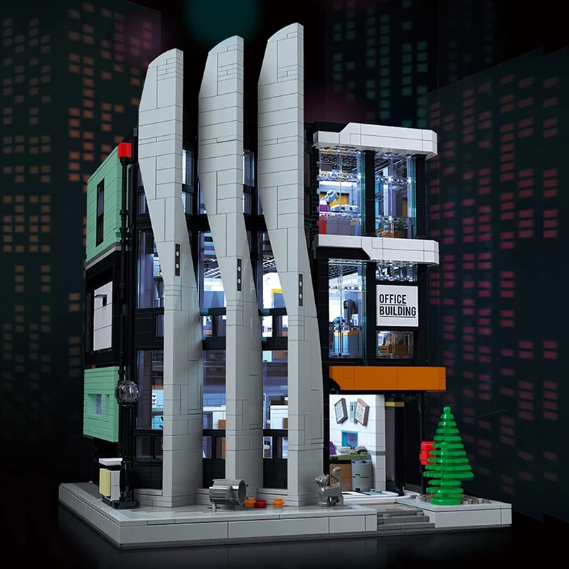 Creative-Expert-Moc-Office-Building-Street-View-Brick-Modular-House ...