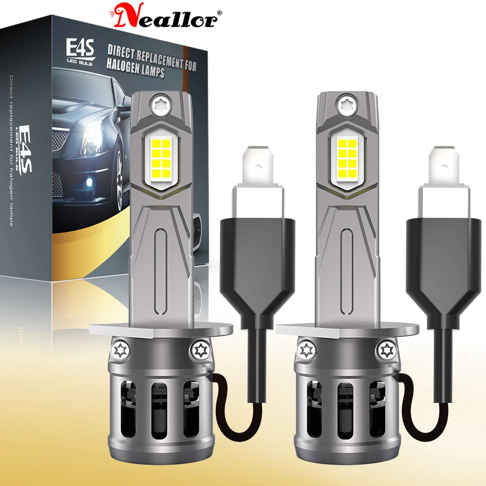 2x-H1-Led-Canbus-No-Error-Headlight-Vehicles-Lights-Car-Bulb-High-Power ...