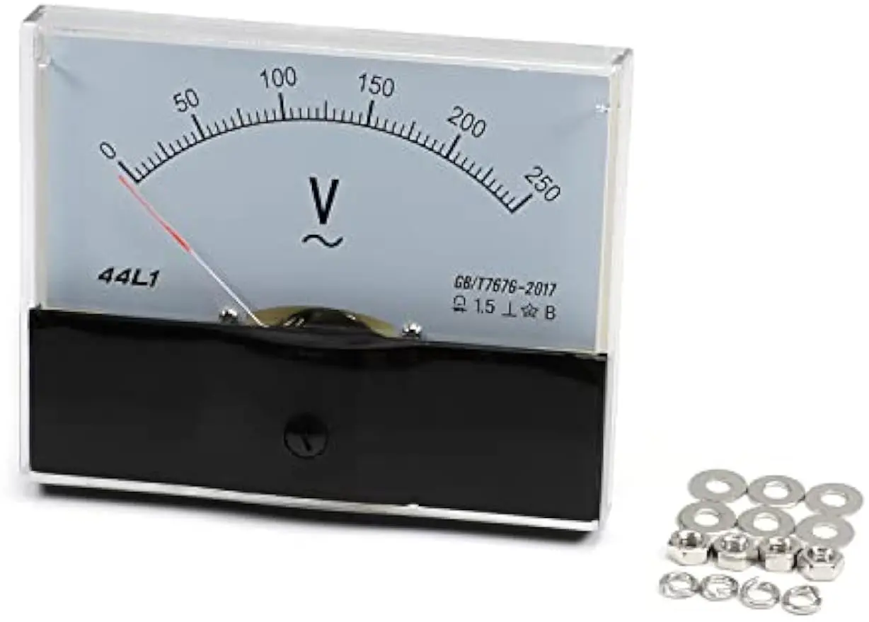 44L1 Pointer type AC voltmeter AC 0-250V300V450V500V1000V Analog Panel ...