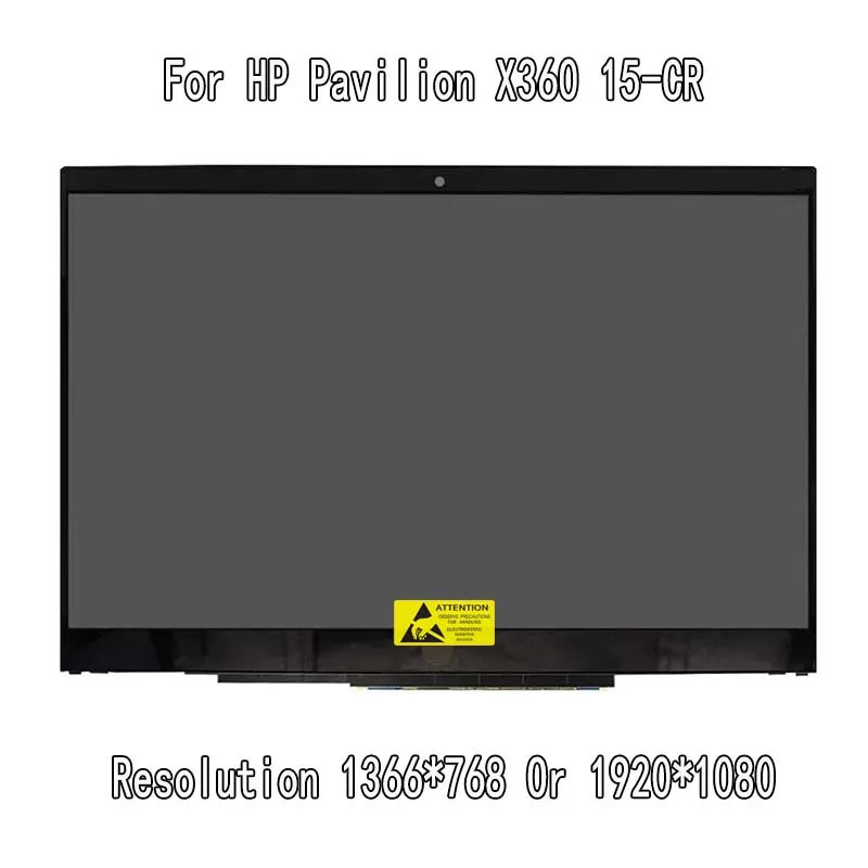 15.6 LCD Laptop Touch Screen Digitizer Assembly For HP Pavilion x360 15 ...