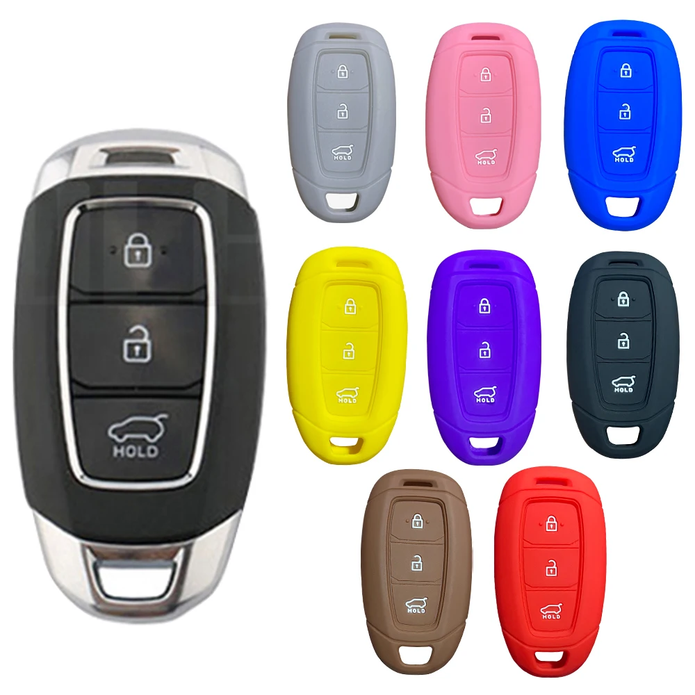 Silicone-Key-Case-Holder-Fit-For-Hyundai-Creta-II-2022-Kona-I30-Ix25 ...