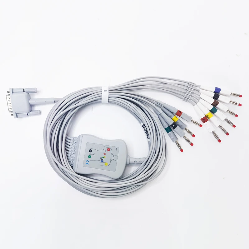 Compatible-Philips-ECG-EKG-cable-M1770A-M1771A-TC10-TC20-TC40-TC50-DB15 ...