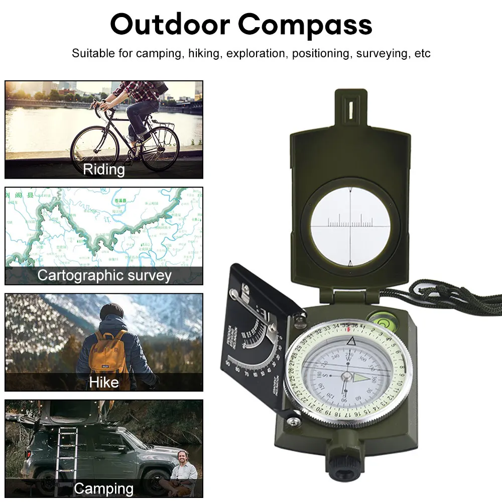 Multifunctional Military Aiming Navigation Compass - Toputra