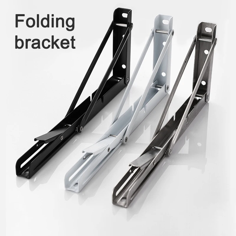 L-shaped-Folding-Table-Bracket-Thickened-Stainless-Steel-Folding-Angle ...