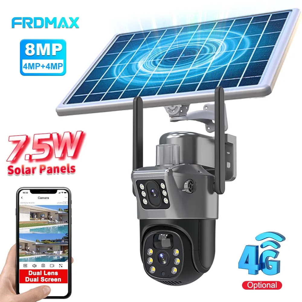 8MP-4K-4G-Sim-Card-Solar-Camera-Wireless-Outdoor-PTZ-WiFi-Surveillance ...