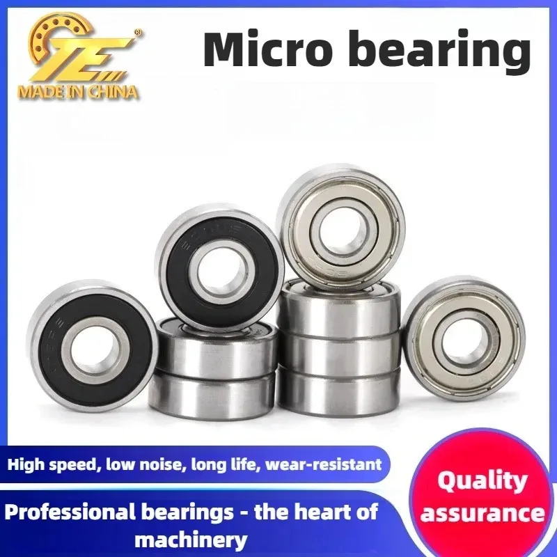 TE China high-end miniature small bearing inner diameter 6 8 10 12 15mm ...