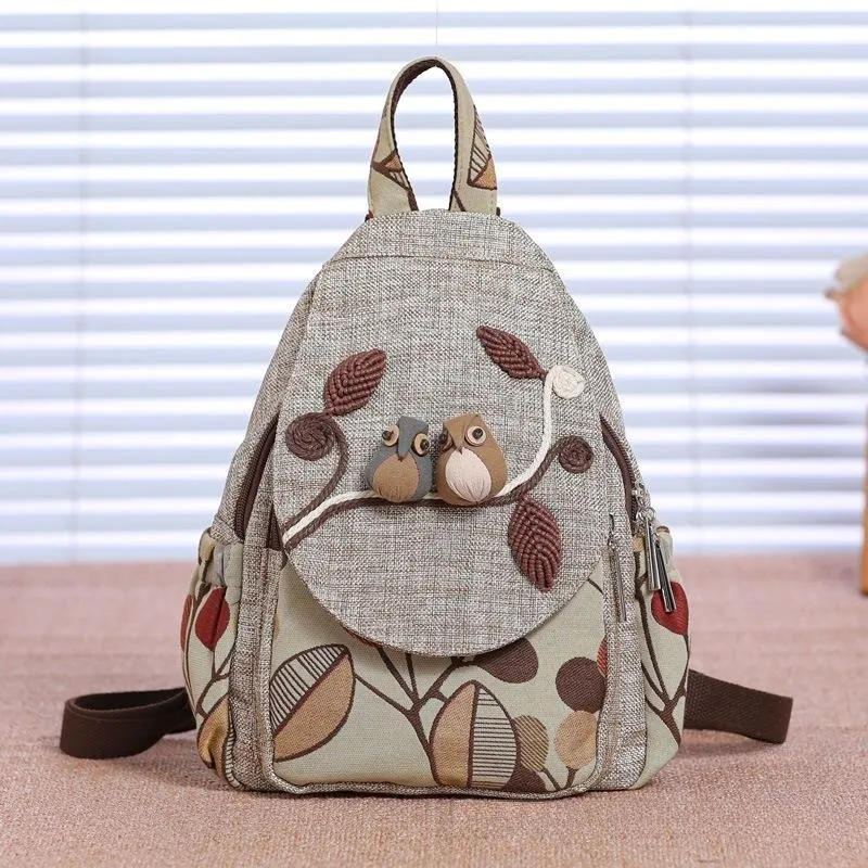 Ethnic-style-woven-double-layer-canvas-backpack-tourism-cotton-and ...