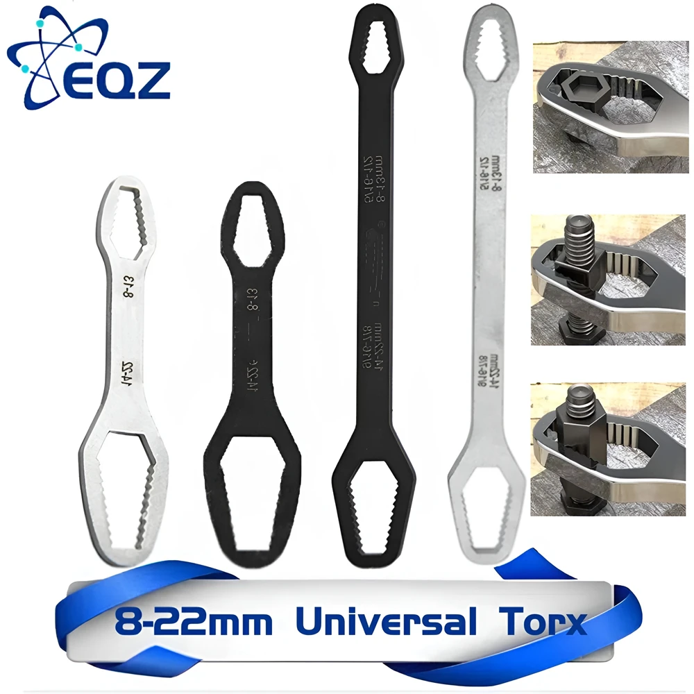 8-22mm-Universal-Torx-Wrench-Self-Tightening-Adjustable-Double-Head ...