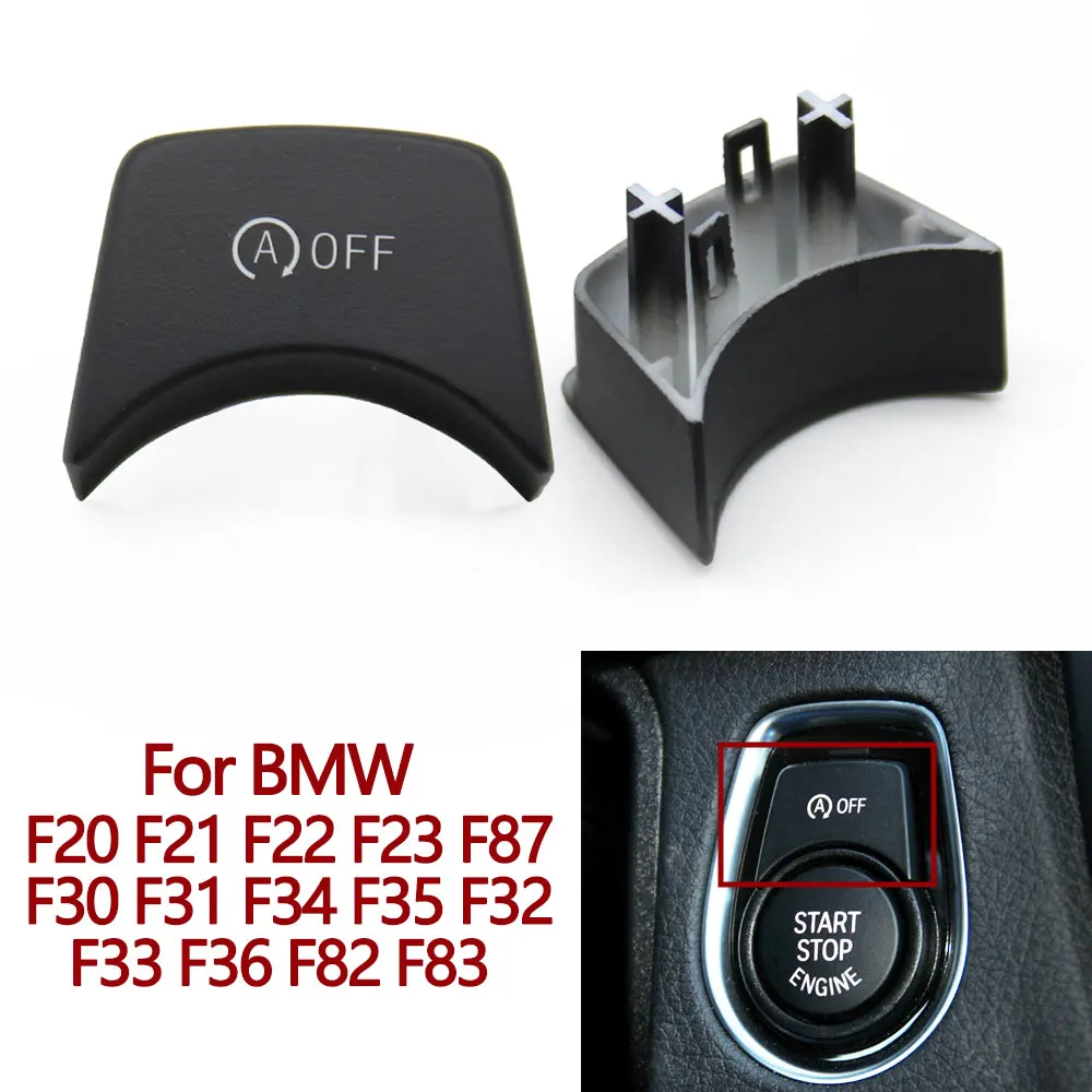 LHD RHD Car Engine Ignition Start Stop Switch OFF Button Cover For Bmw ...