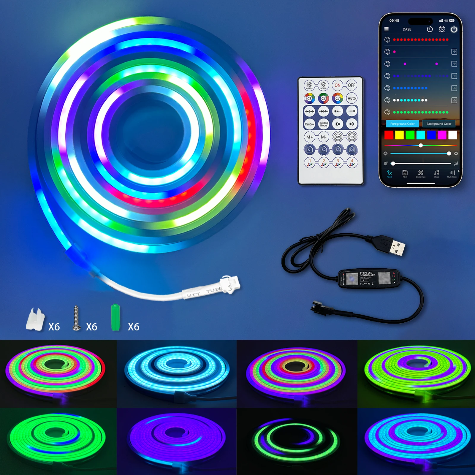 Symphony-Usb-Music-Flexible-Neon-Light-5v-Waterproof-Can-Be-Diy-in ...