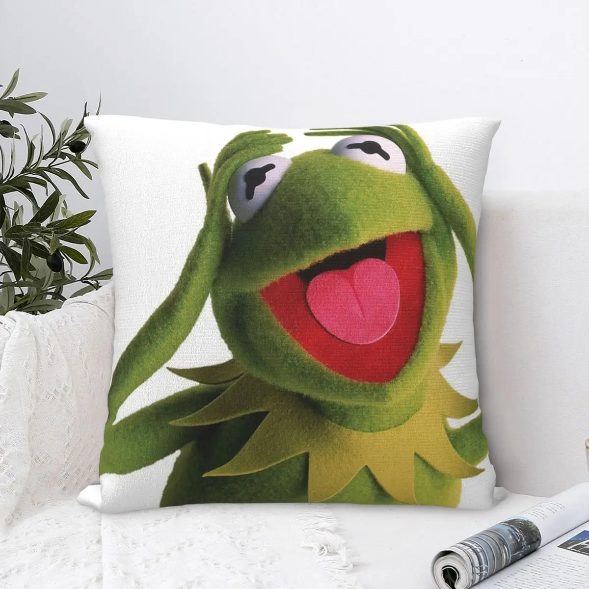 Kermit The Frog Muppets Pillow Case Pillow Cover Cushion Big Size ...