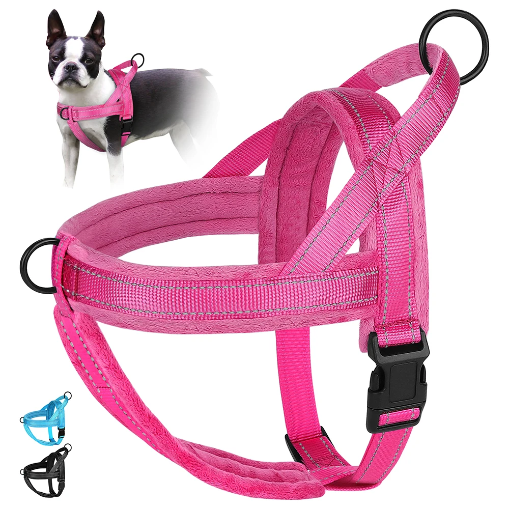 Soft Padded Dog Harnesses Vest No Pull Dog Harness Reflective Pet ...