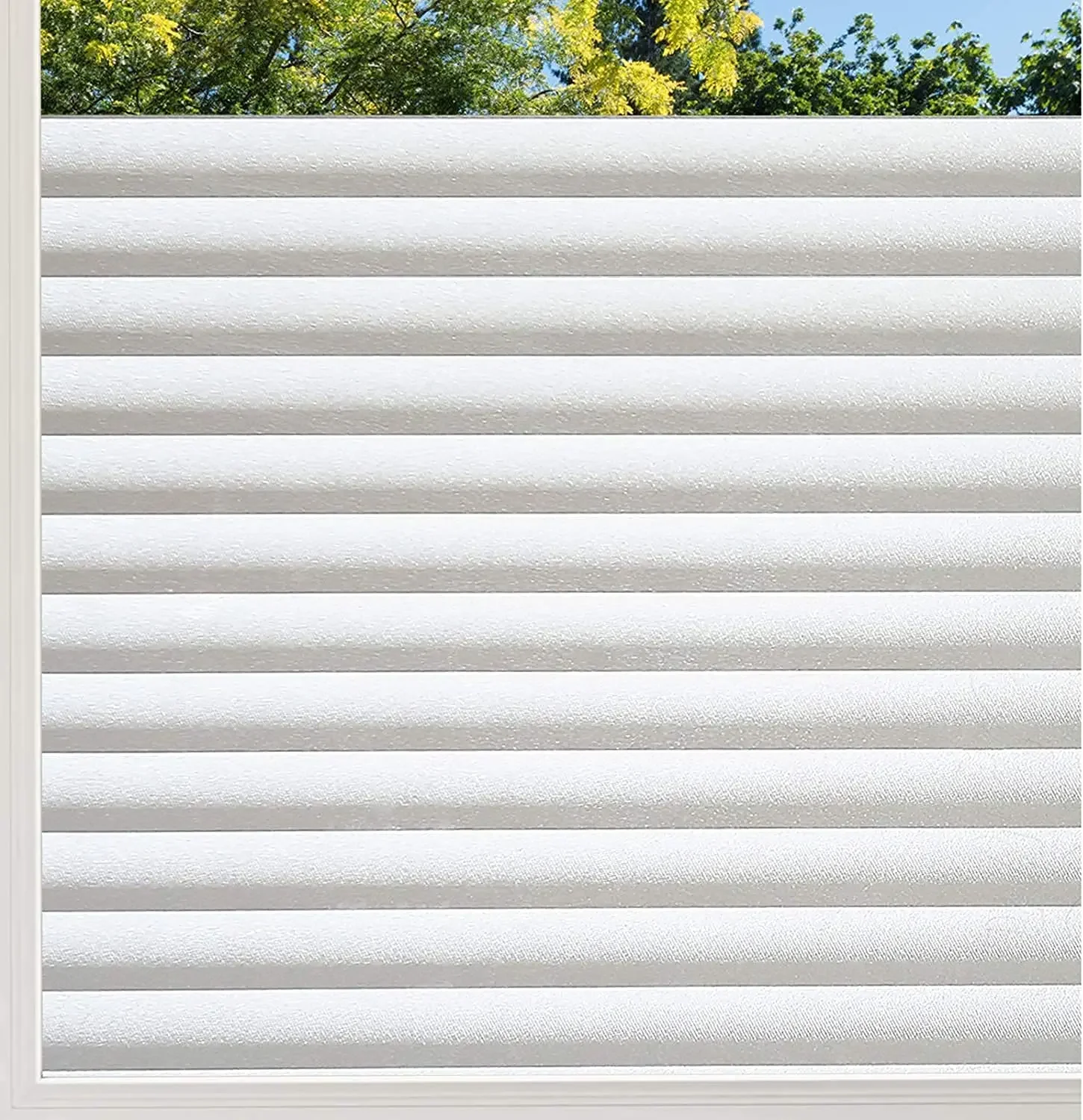 Window Privacy Film Frosted Glass Film Non Adhesive Static Cling ...