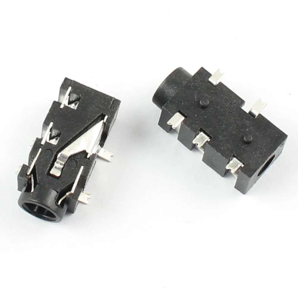 20pcs-PJ327F-PJ-327F-3-5mm-1-8-Female-Audio-Connector-5-Pin-5P-PCB ...
