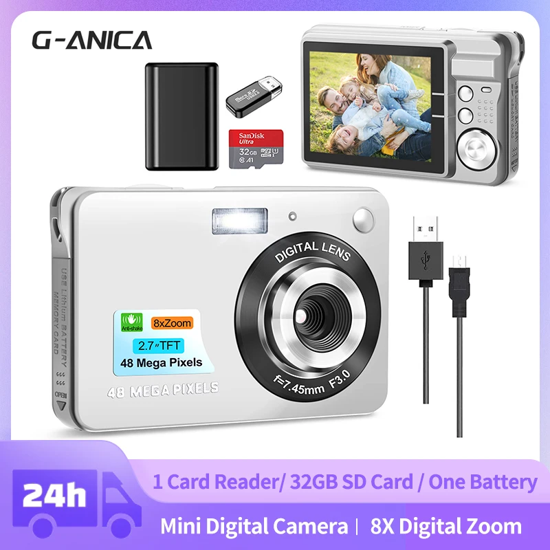 G-anica-Mini-c-mara-Digital-compacta-con-Zoom-Digital-8X-para-fotograf ...