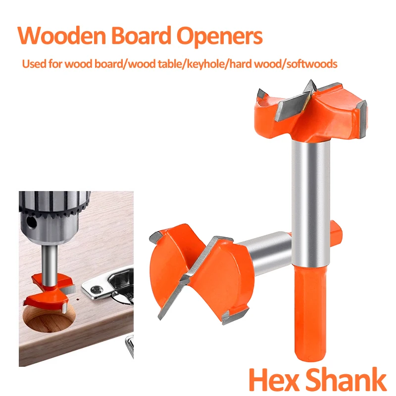 Hex-Shank-Hinge-Boring-Drill-Bit-16-50mm-Hole-Saw-Cutter-Tungsten ...