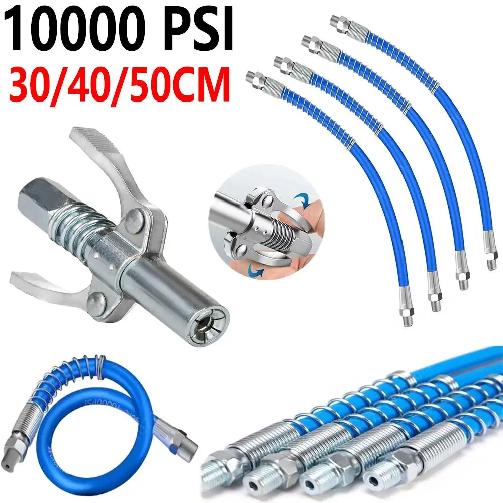 Grease-Gun-Coupler-10000-PSI-Leak-Free-Grease-Nozzle-Two-Press-Quick ...