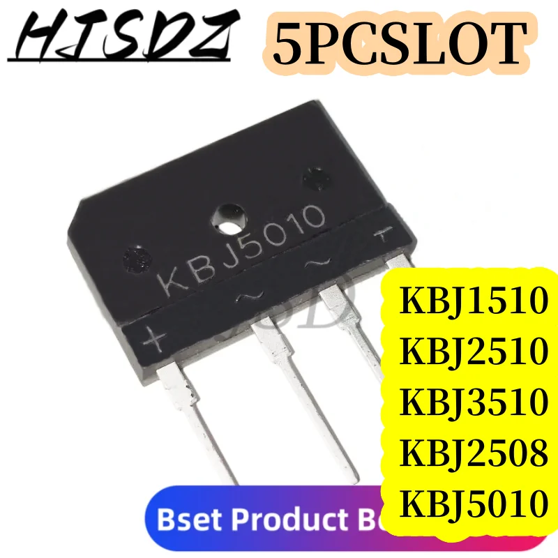5-PCS-LOT-GBJ5010-KBJ3510-GBJ3510-3510-1000V-KBJ2510-GBJ2510-25A-1000V ...