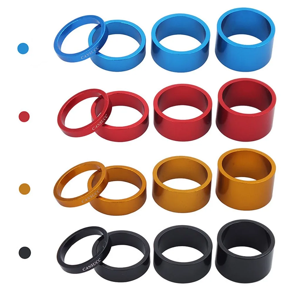 4Pcs/Set Bicycle Headset Spacer Mountain Road Bike Headset Washer Front ...