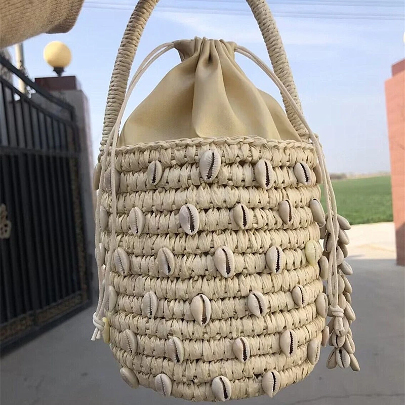 2023-Summer-New-Shell-Decoration-Straw-Bag-Designer-Handmade-Paper ...
