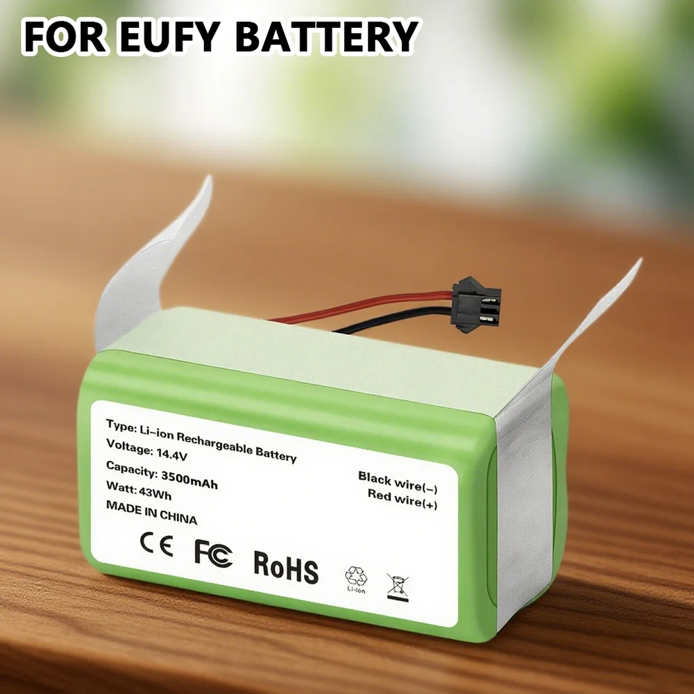 3500mAh 14.4V Replacement Battery Compatible with Eufy RoboVac 11 11S ...