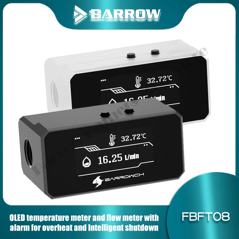 BARROWCH-FBFT08-Computer-OLED-Digital-Display-Water-Thermometer ...