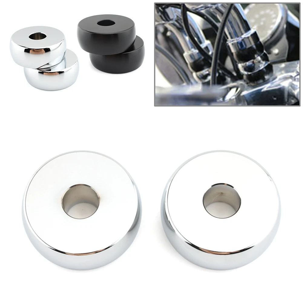 Motocicleta-Guiador-Riser-Spacer-Kit-para-Harley-Davidson-Softail ...