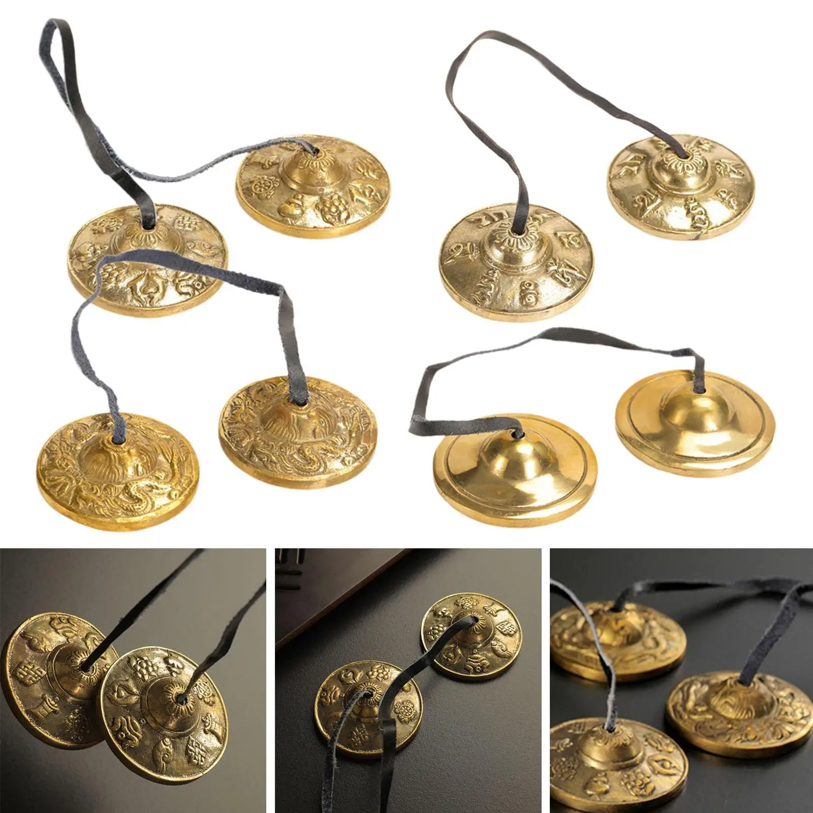 Tibetan Tingsha Cymbals 6.5cm Percussion Instrument Toy Unique Gifts ...