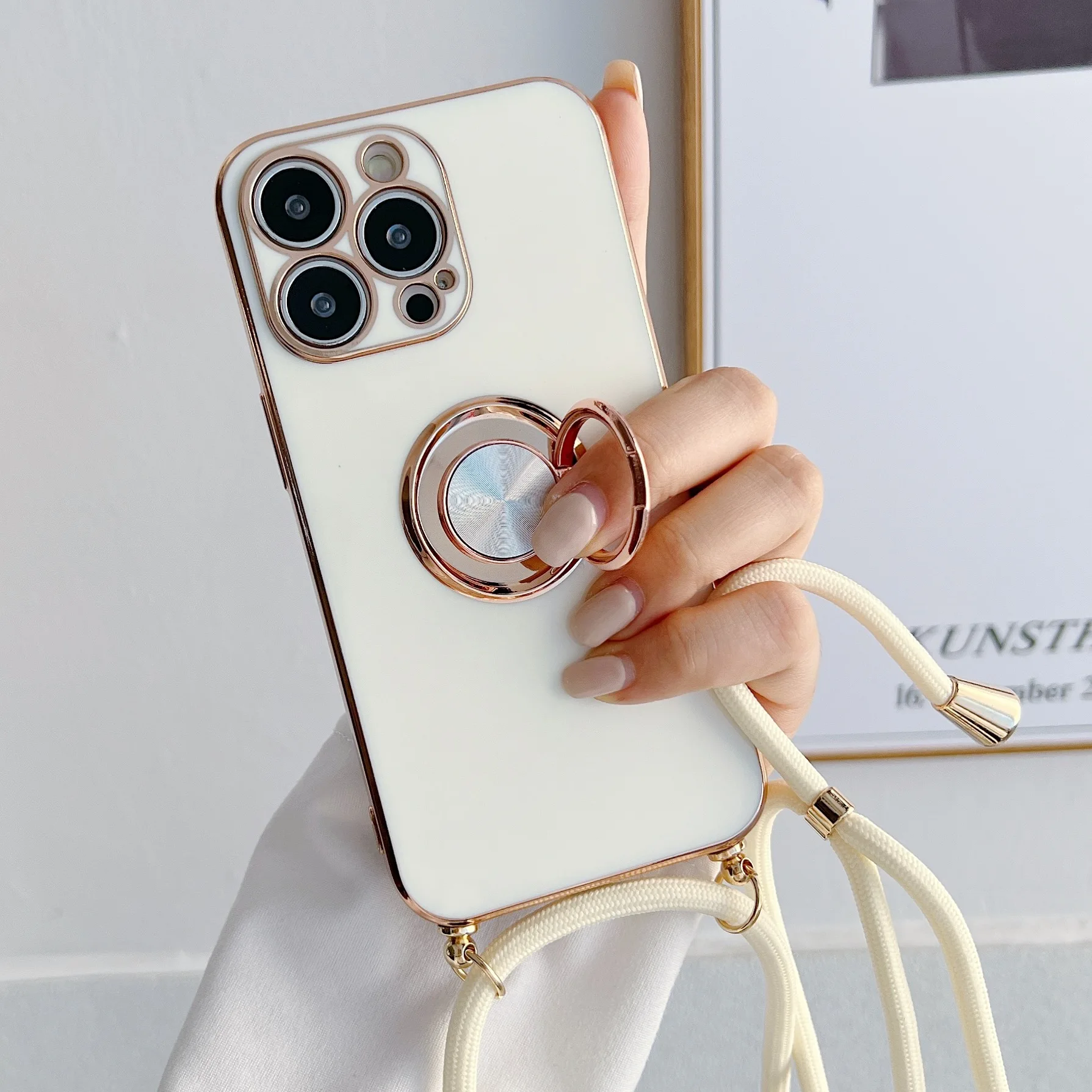 Hands-Free Soft Cell Phone Case with Crossbody Lanyard and Neck Strap ...