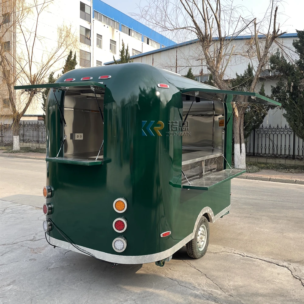 Carrito de comida de 3 metros para perritos calientes, remolque de ...