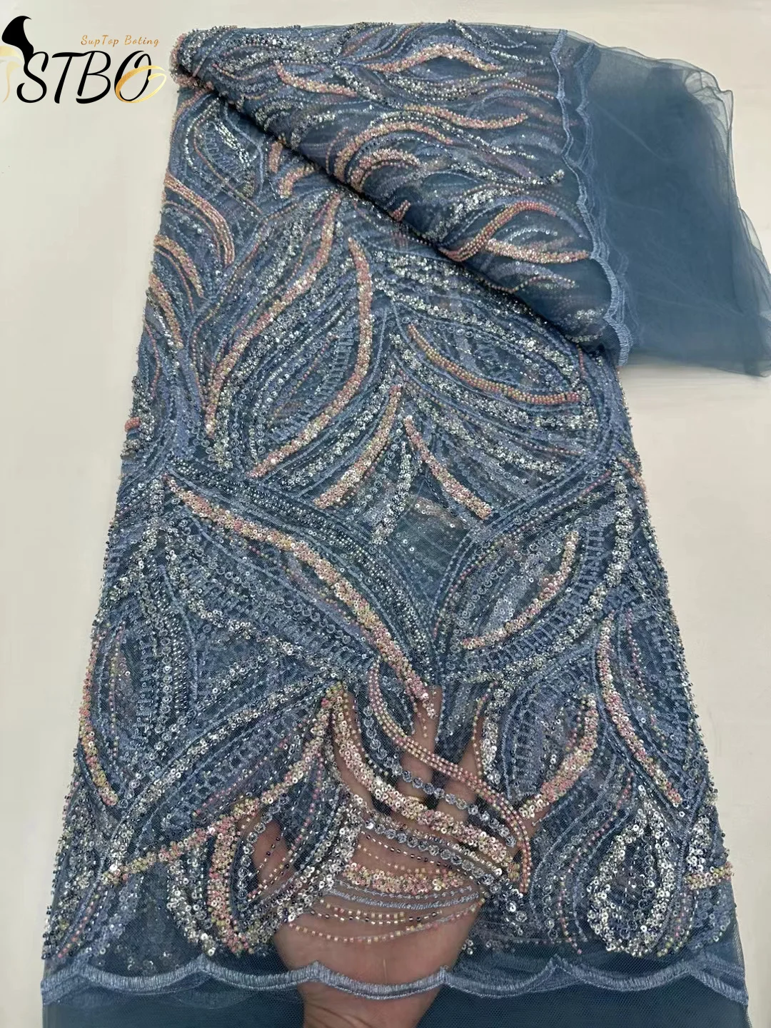 Exquisite-Super-Top-Quality-Africa-Fringe-Design-Handmade-Embroidery ...