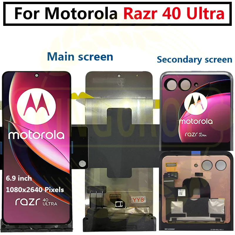 AMOLED-Second-External-LCD-For-Motorola-Razr-40-Ultra-Display-Touch ...