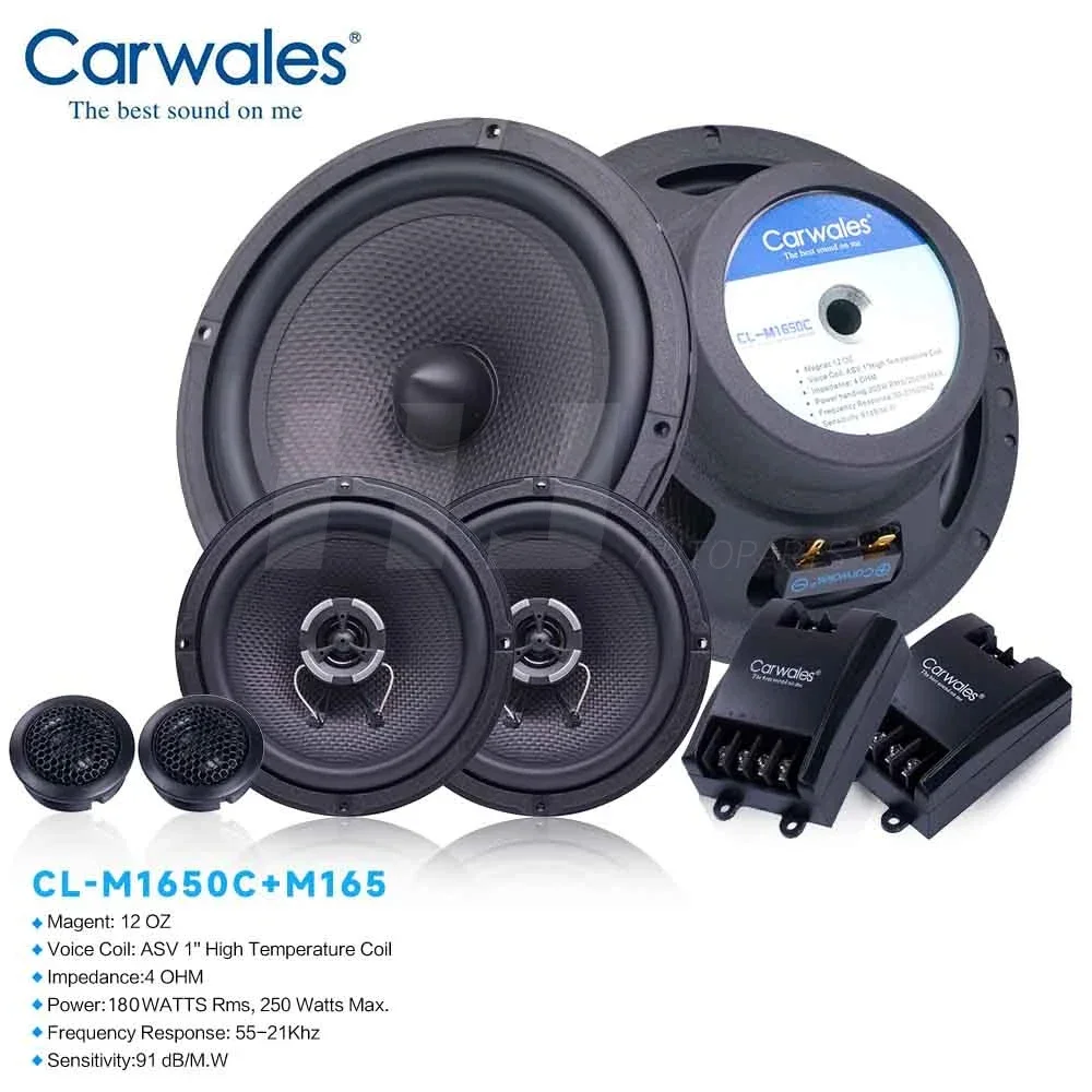 1kit-6-5-Inch-2-Way-Combination-Coaxial-Speaker-Kit-Audio-Sound-System ...