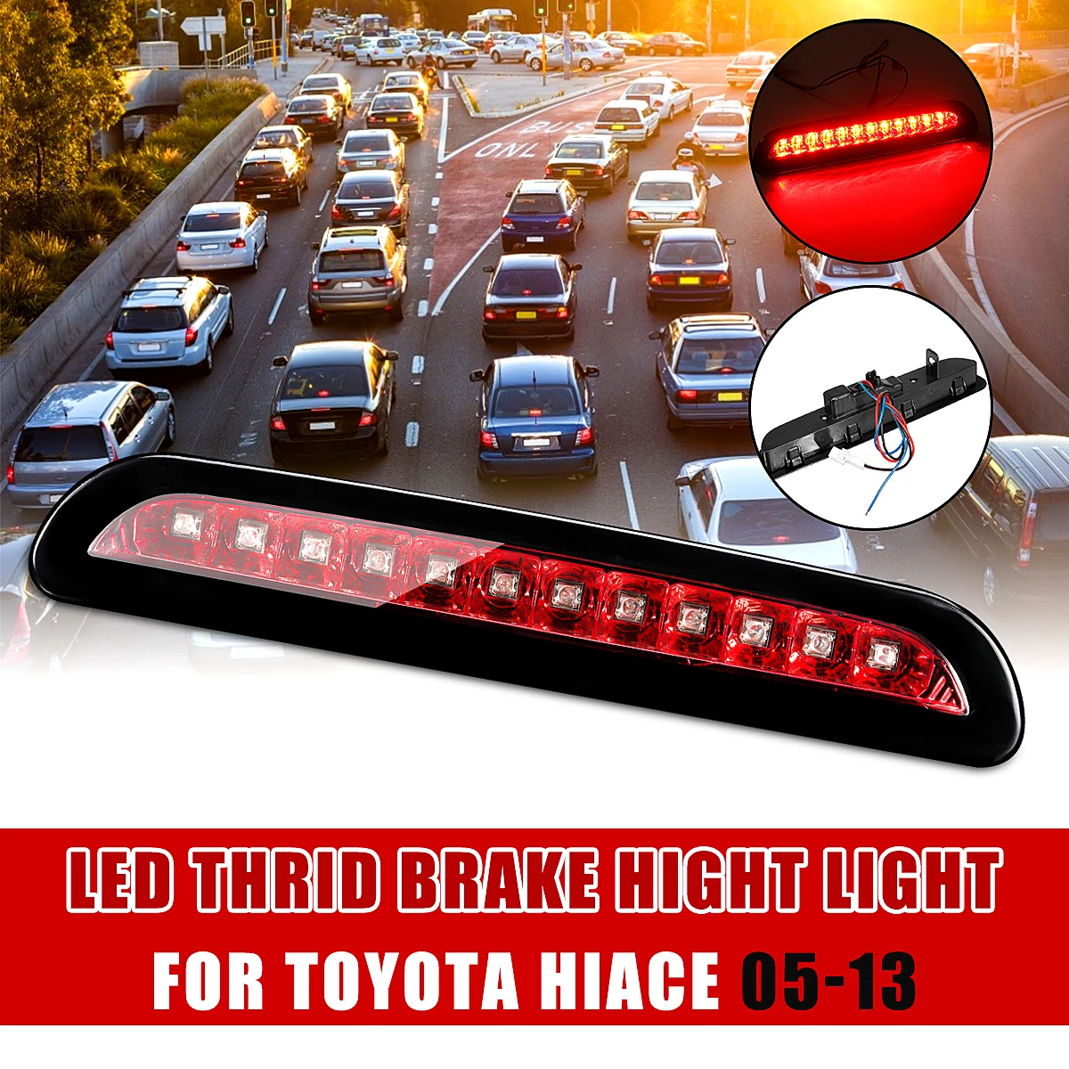 1pcs High Level Brake Stop Light Rear Lamp Third High Mount Light For ...