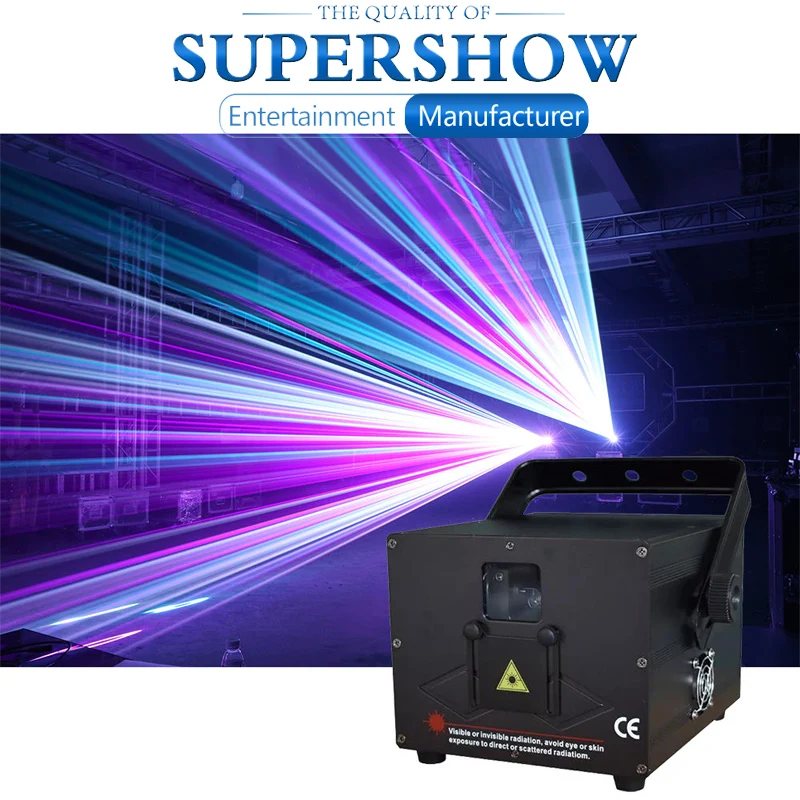 Party Club Stage Laser Light Projector RGB 1W 2W 3W 4W 5W ILDA ...