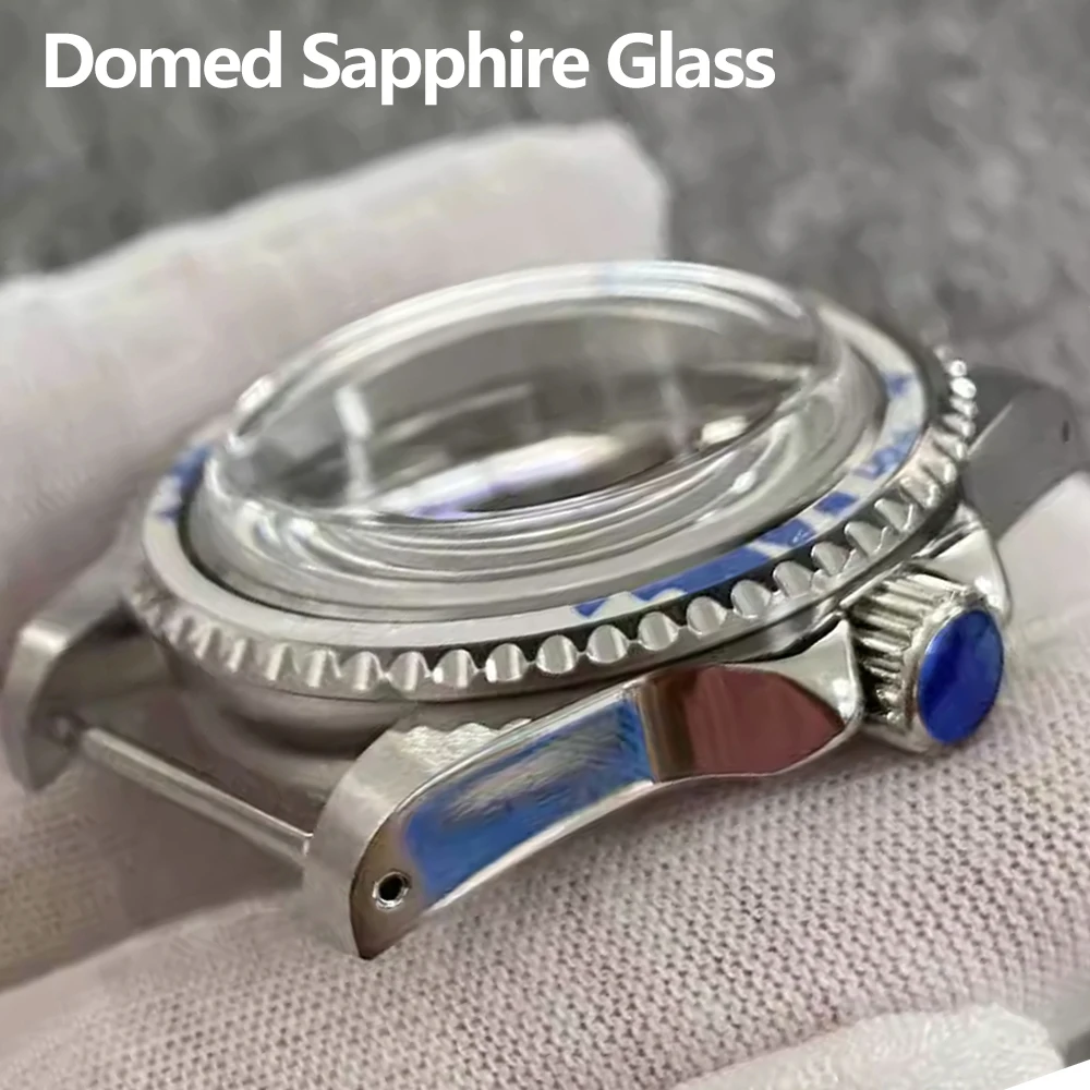 Retro-Upgrade-Version-Convex-Sapphire-Dome-Glass-Watch-Case-39-5mm ...