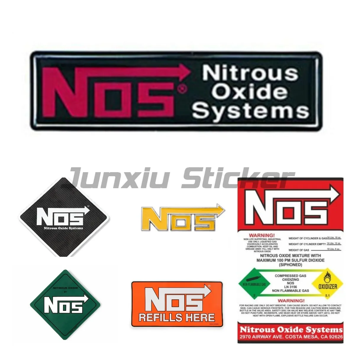 High-Quality-NOS-Nitrous-Oxide-Sticker-Bottle-Label-Super-Industrial ...
