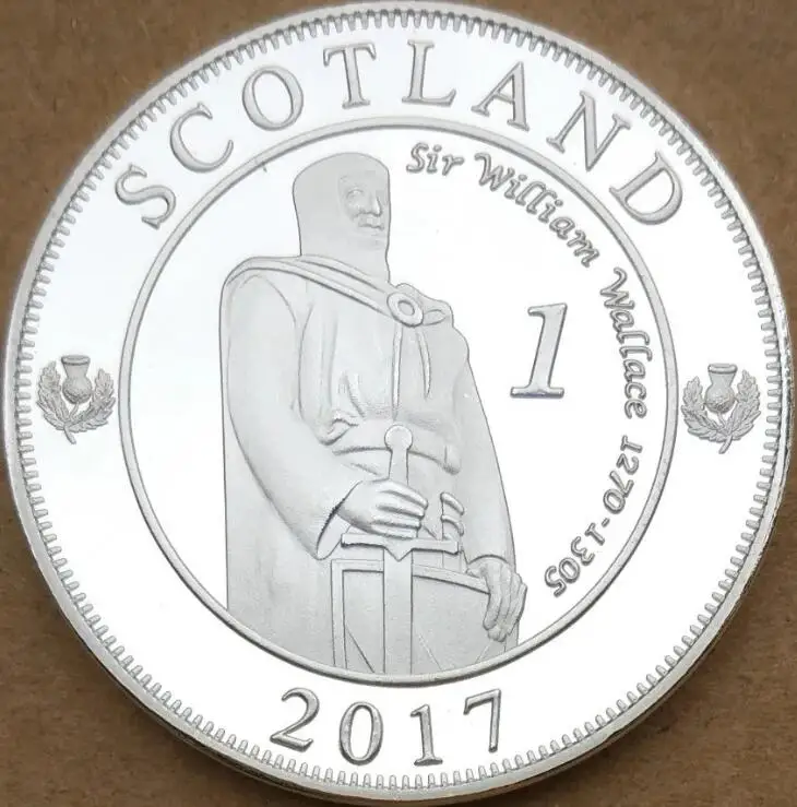 40mm-2017-Scottish-coat-of-arms-silver-plated-souvenir-medal-coin ...