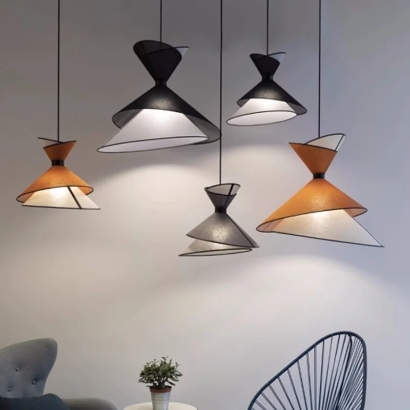 Modern-Minimalism-Fabric-Led-Pendant-Lights-Speaker-Design-Bar-Hanging ...
