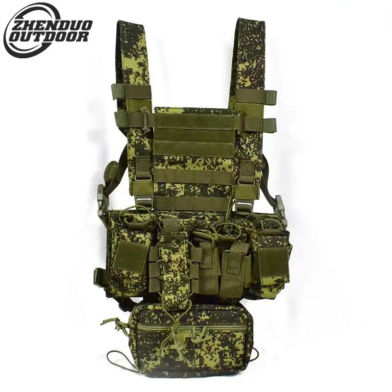 Chaleco táctico ruso EMR, chaleco de caza de liberación rápida, sistema MOLLE ajustable y ...